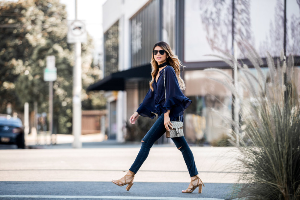 How to Style a Ruffle Top - The Girl from Panama