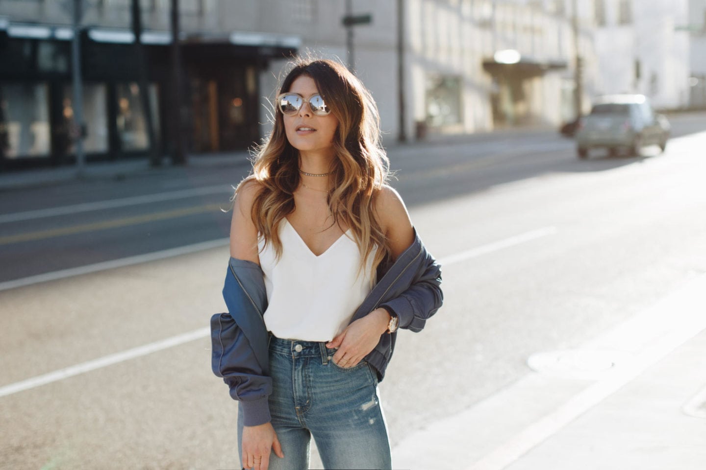 3 Tips for Dressing Up Denim for Spring - The Girl from Panama